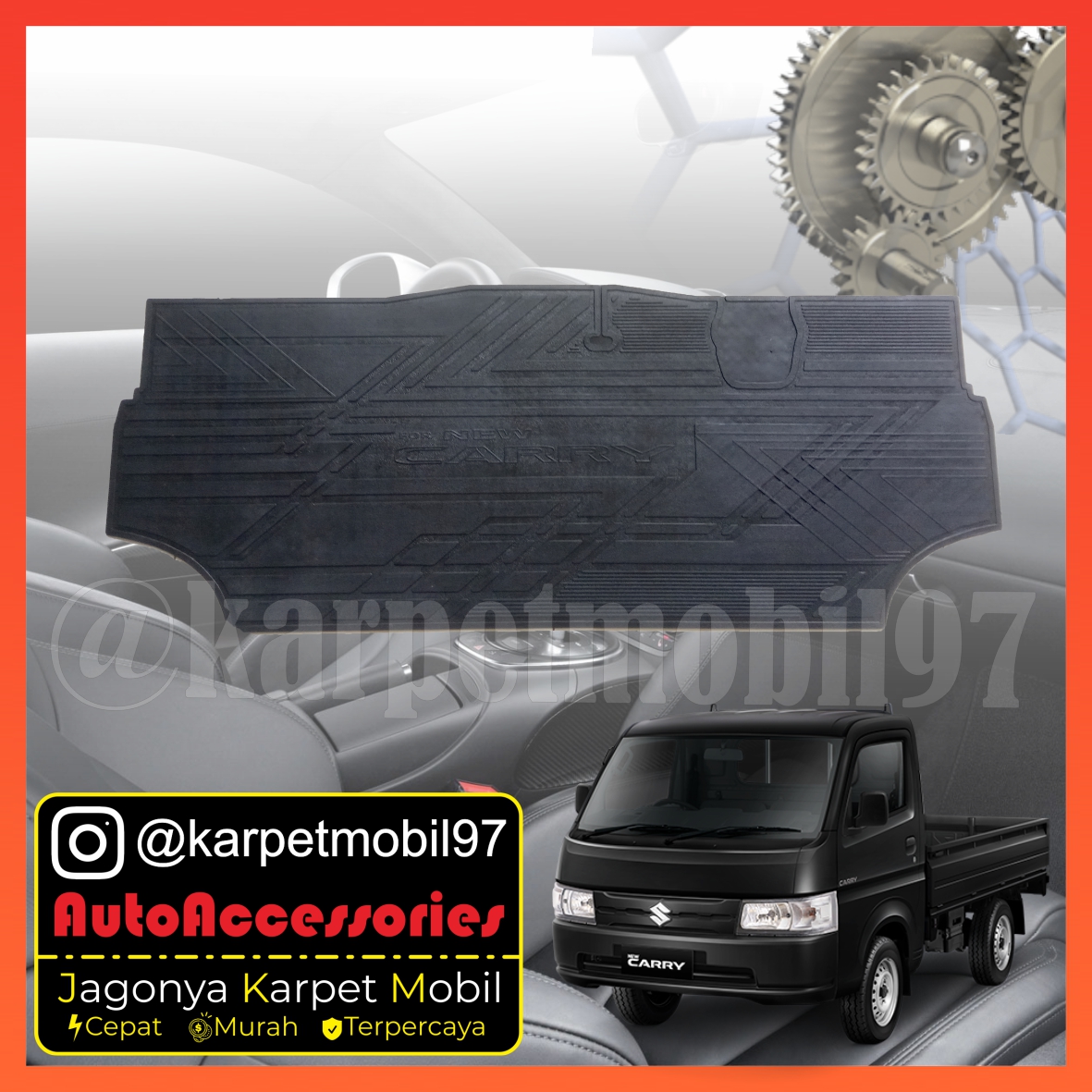 Karpet NEW Carry Karpet Karet Mobil Pick Up New Carry 2019 2020 2021 ...