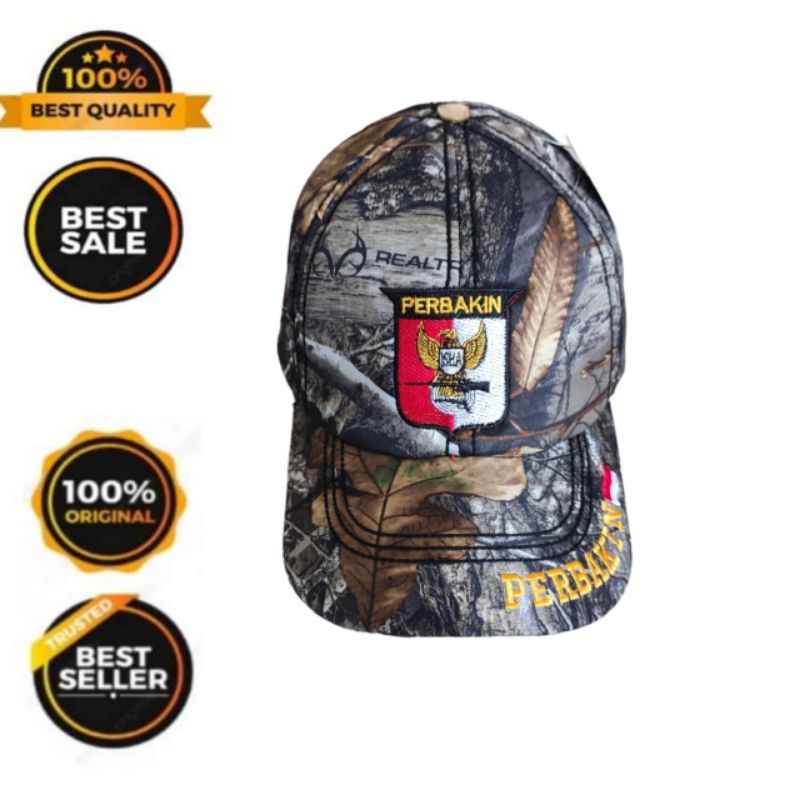 Topi realtree topi hunting logo perbakin / Topi berburu topi camo ...