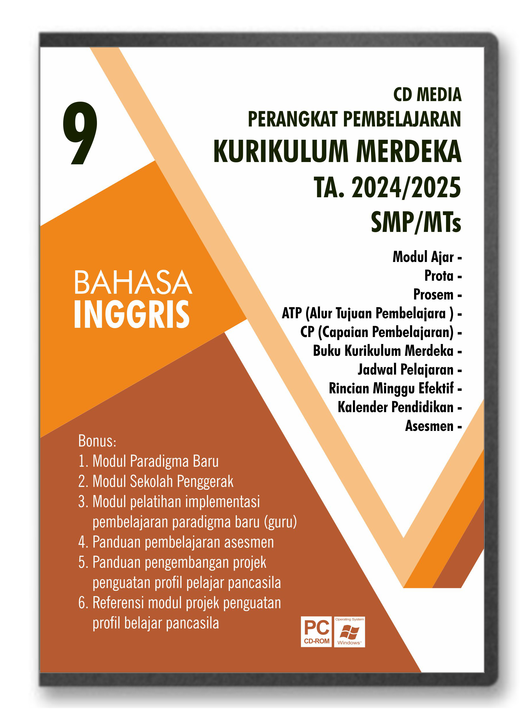 CD PERANGKAT MODUL AJAR KURIKULUM MERDEKA (KUMER) BAHASA INGGRIS KLS 9 ...