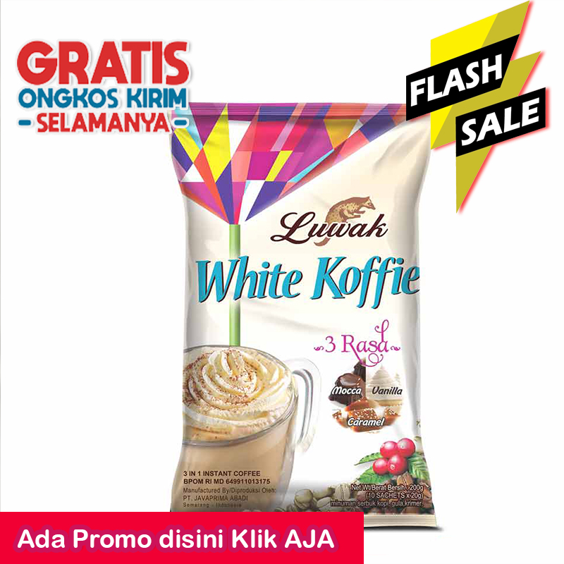 KOPI LUWAK WHITE KOFFIE 3 RASA isi 10 luwak white kopi coffee | Lazada ...