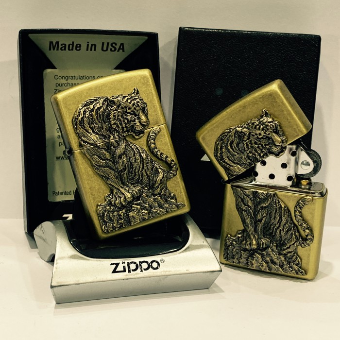 ORIGINAL ZIPPO HUNTER BRASS EMBLEM | Lazada Indonesia