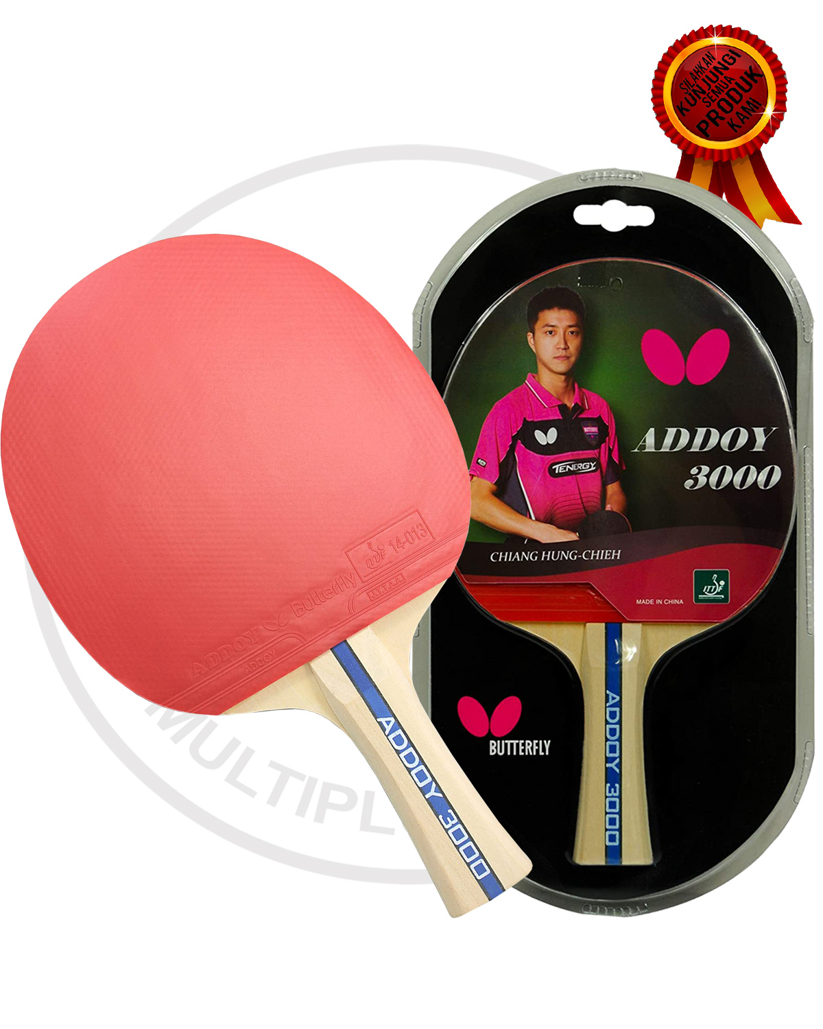 Bat Tenis Meja Butterfly Addoy 3000 / 100 % Asli Original | Lazada Indonesia