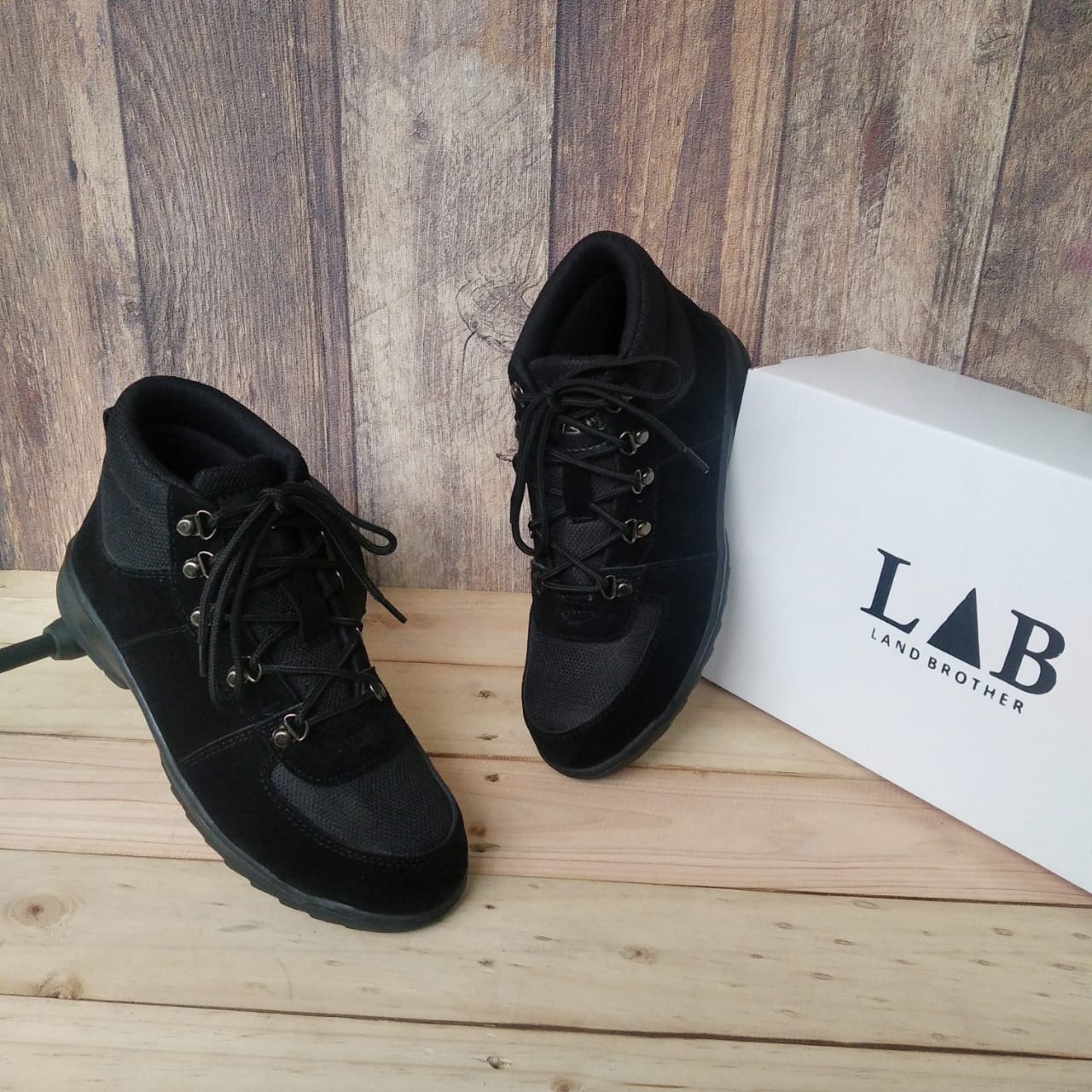 Sepatu Safety Boot Biker Ujung Besi Model Tali | Lazada Indonesia