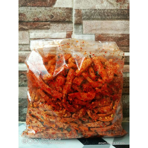 Basreng pedas daun jeruk 250 gram basreng baso goreng / basreng sultan ...