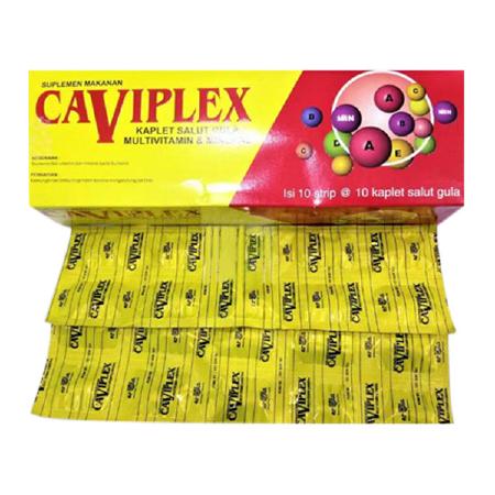 CAVIPLEX STRIP ISI 10 MULTIVITAMIN UNTUK KESEHATAN | Lazada Indonesia
