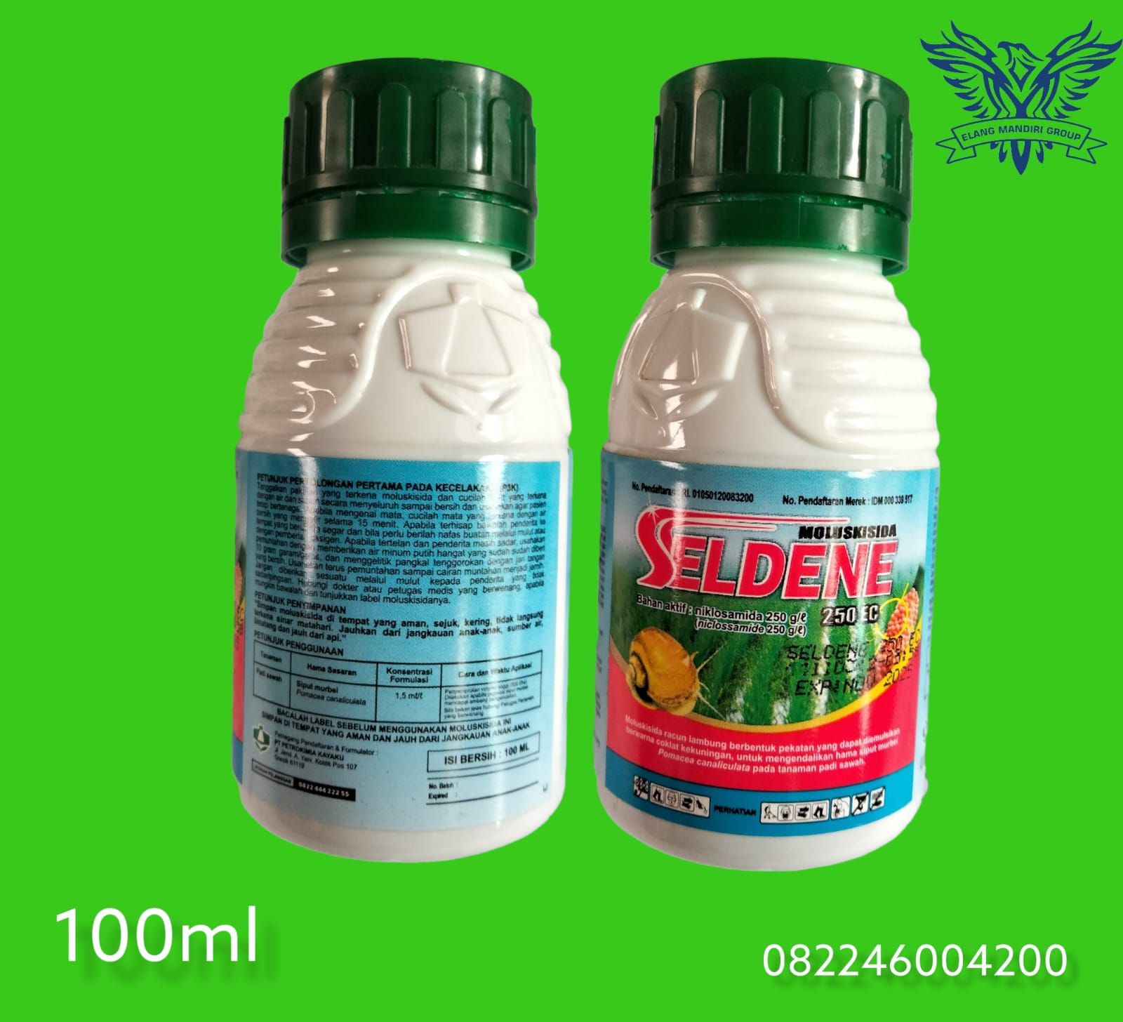 Seldene 250EC 100ml Obat Racun Keong Siput Sawah | Lazada Indonesia