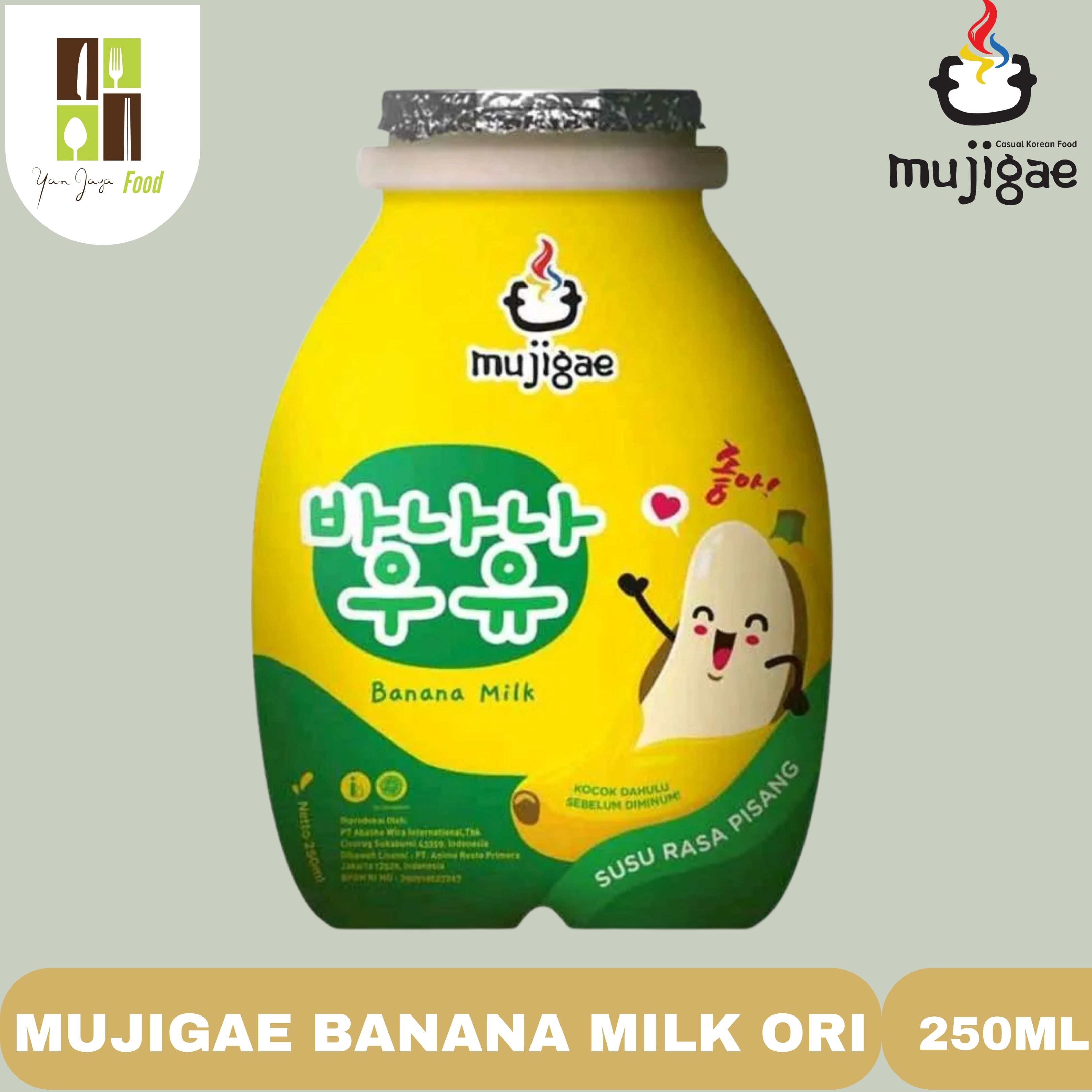 Mujigae By Wonhae Minuman Susu Korea / Banana Milk /Strawberry/Coklat ...