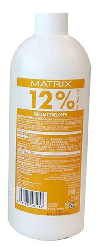 Matrix Cream Developer / Oxydant 1000mL (Campuran Cat / Bleaching ...