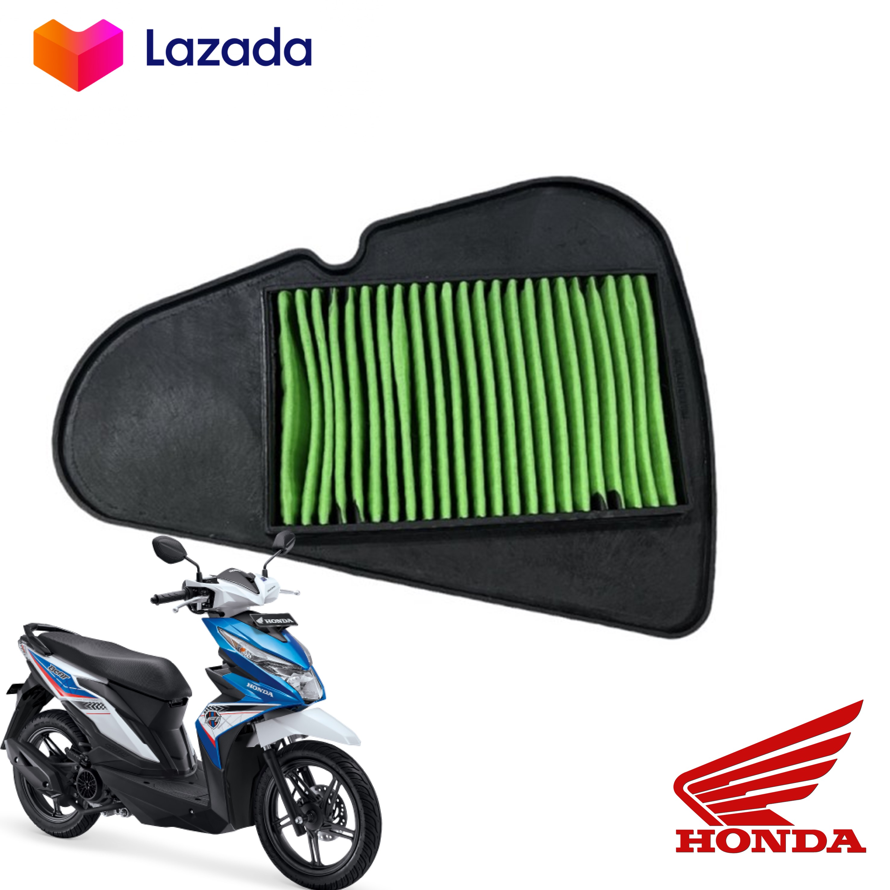 FILTER UDARA HONDA BEAT NEW / BEAT FI ON NEW | Lazada Indonesia