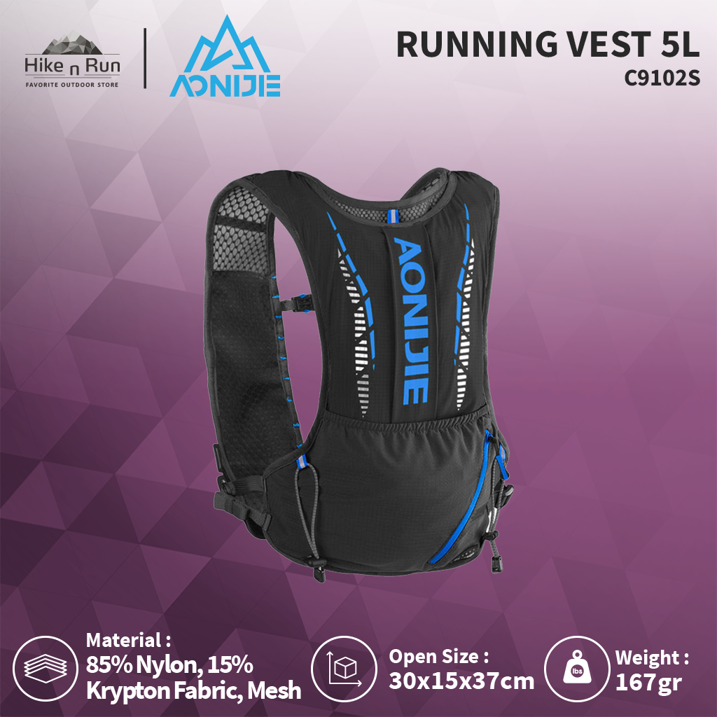 Rompi Lari Aonijie C9102S Running Vest 5L | Lazada Indonesia