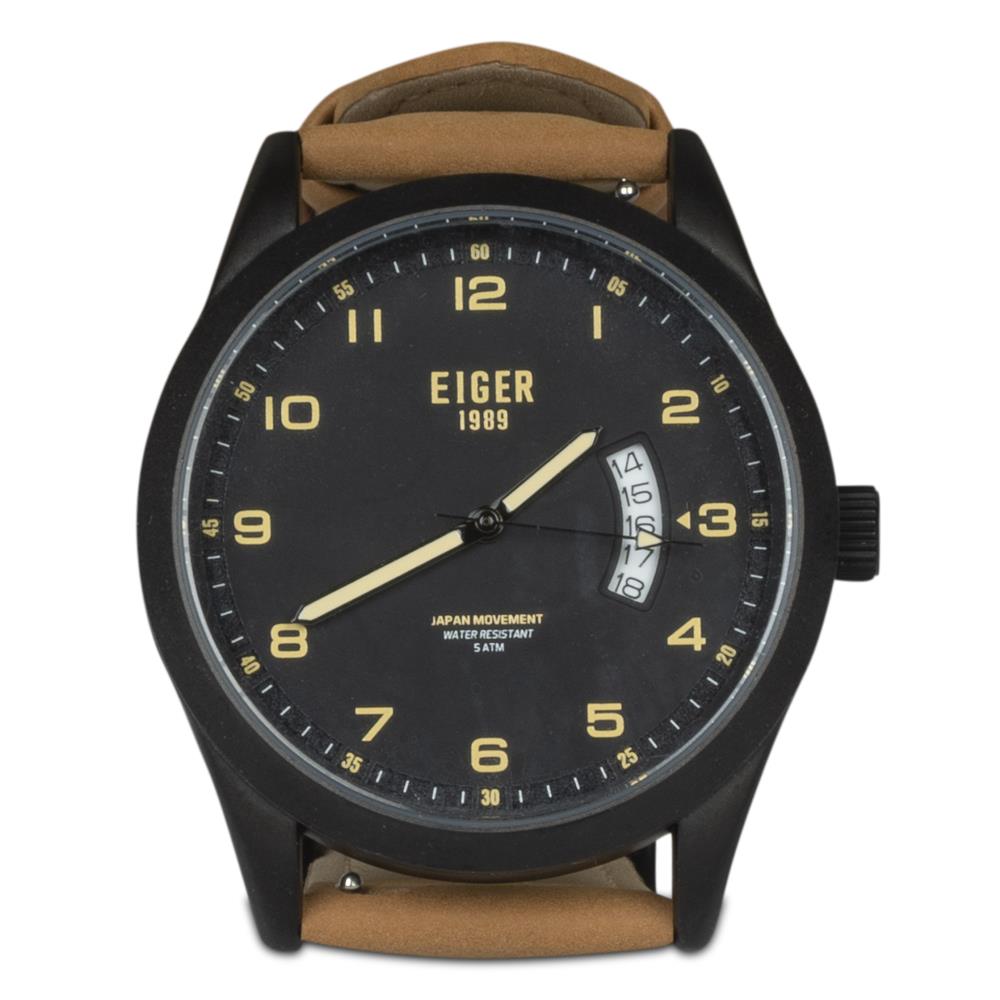 EIGER VERDON-LAW WATCH BLACK | Lazada Indonesia