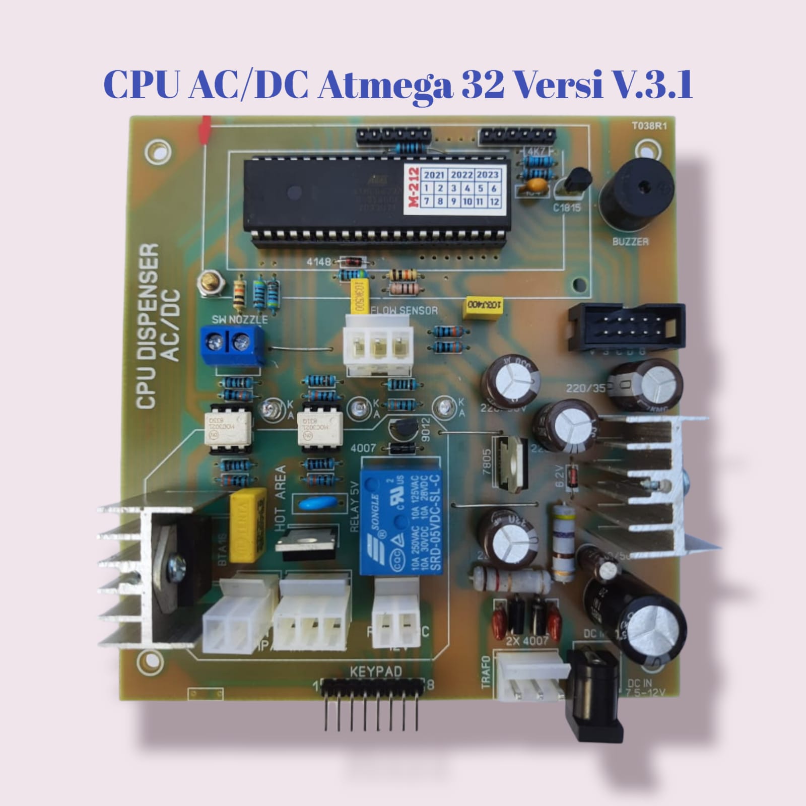 CPU Pom Mini AC/DC full Atmega 32 V.3.1 (Fitur Edit Nama, Ganti ...