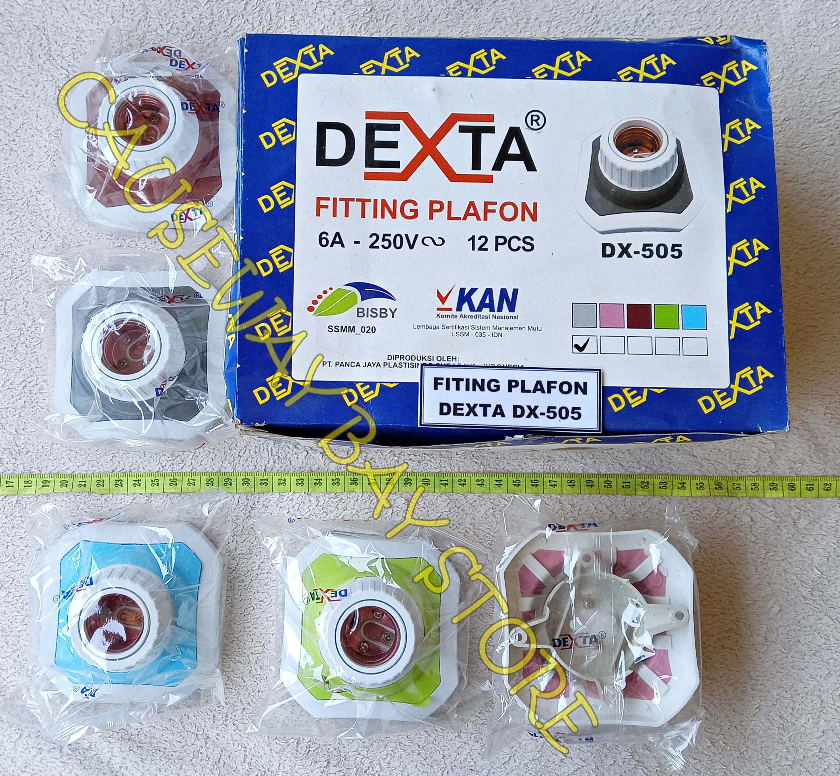 FITTING PLAFON DEXTA KOTAK WARNA | Lazada Indonesia