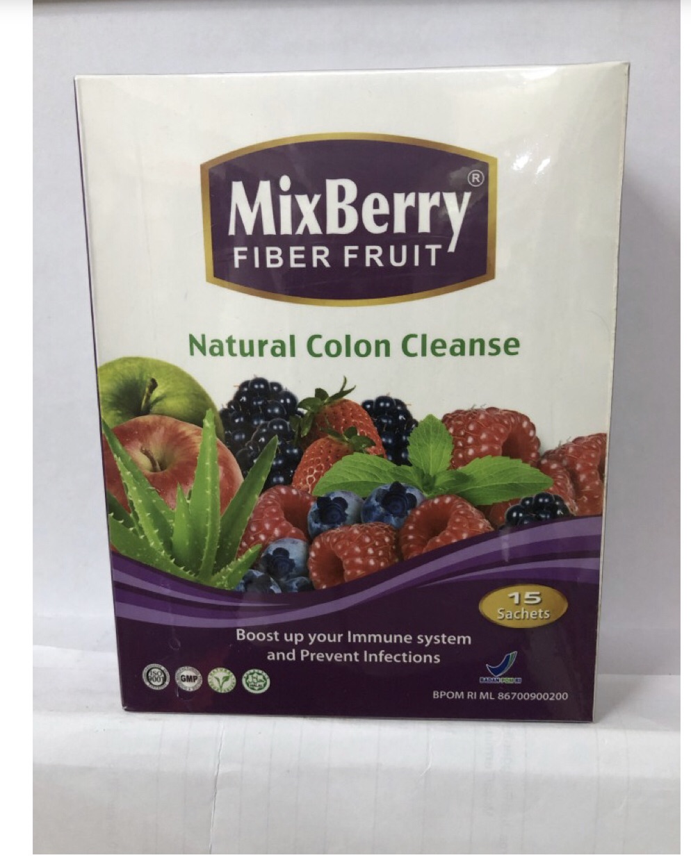 Mixberry fiber fruit isi 15sachet | Lazada Indonesia