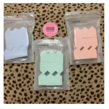 Isi 9 MAKEUP SPONGE MINISO / segitiga busa makeup foundation | Lazada ...