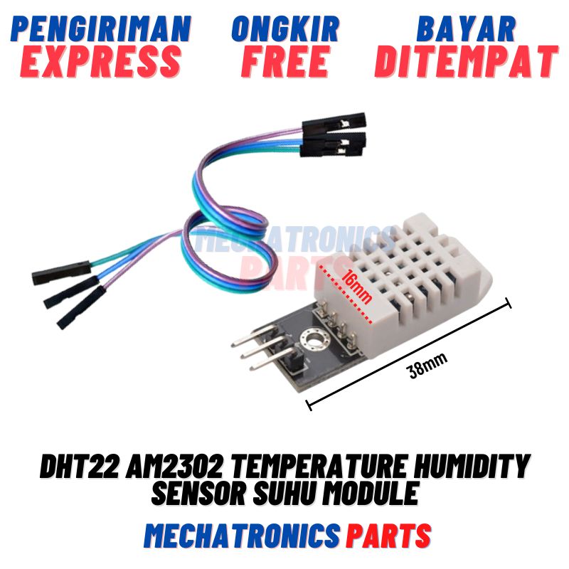 [SEN-0006] DHT22 AM2302 TEMPERATURE HUMIDITY SENSOR SUHU MODULE FOR ...