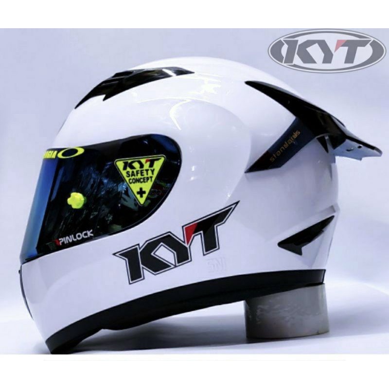 Helm Full Face KYT R10 Solid Polos Original Custom | Helm Murah | Helm ...