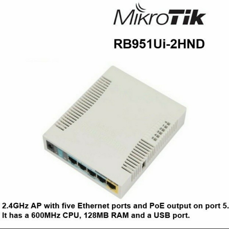 Mikrotik Router Wireless RB951Ui-2HND | Lazada Indonesia Mikrotik Router Wireless RB951Ui-2HND | Lazada Indonesia