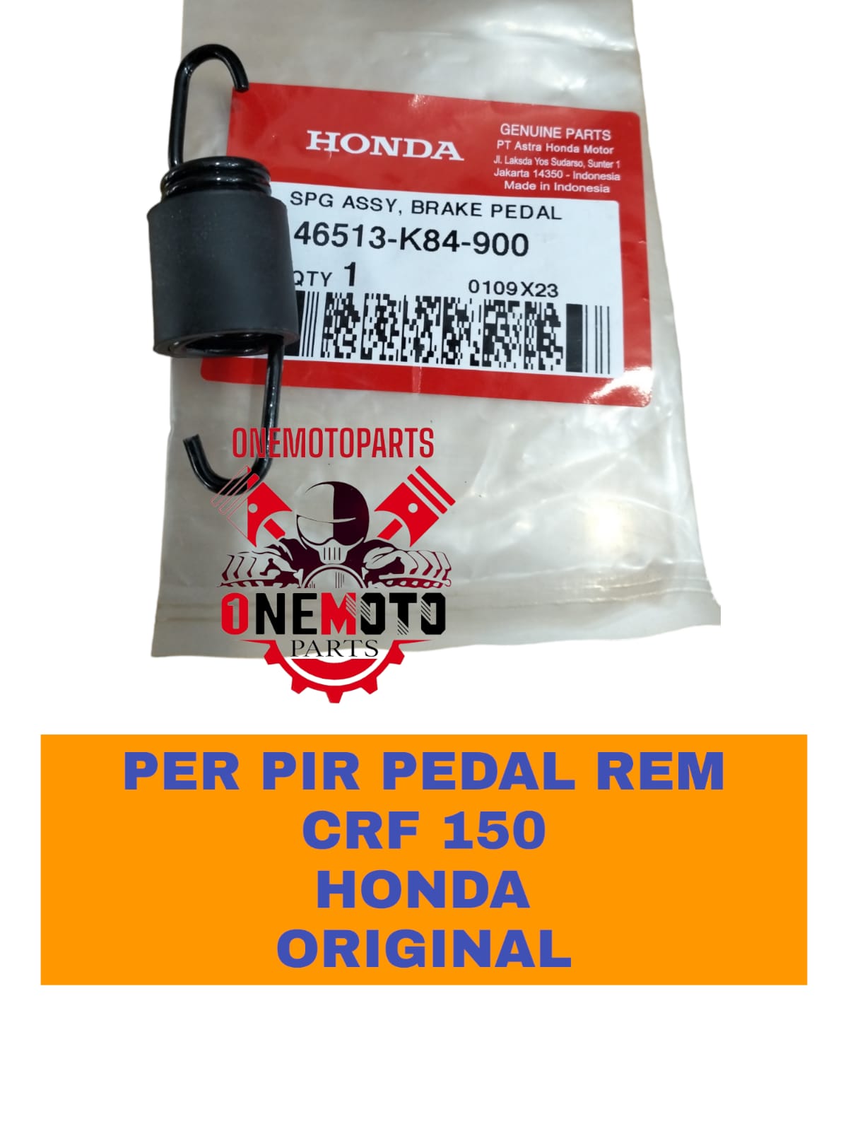 PER PIR PEDAL REM CRF 150 HONDA ORIGINAL 46513-K84-900 | Lazada Indonesia