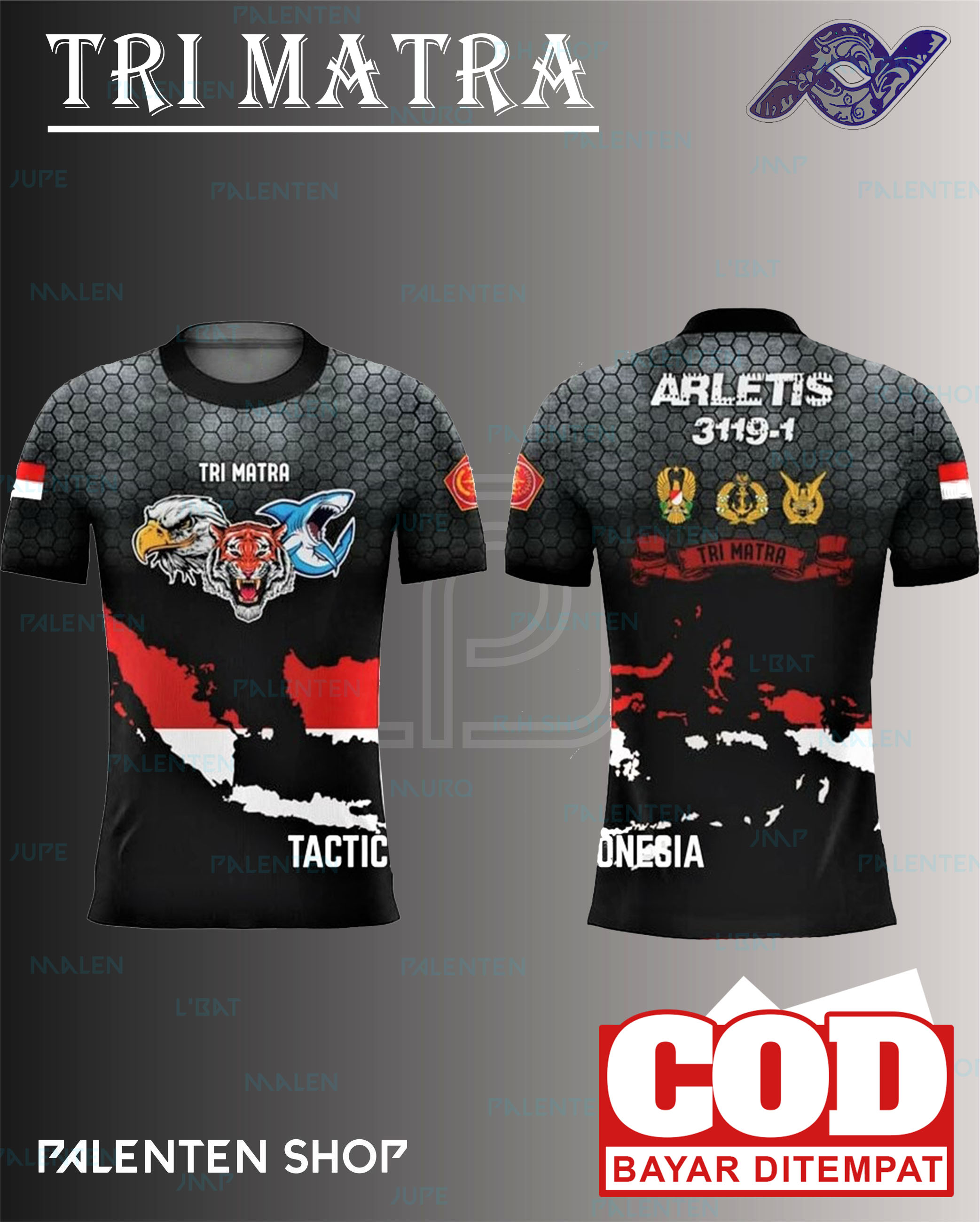 [COD] - Jersey TRI MATRA Custom Termurah NAMA DAN LOGO / KAOS GAME ...