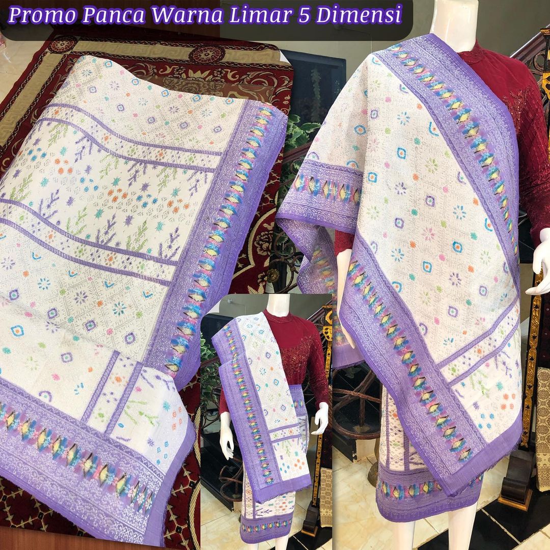SONGKET PANCA WARNA/ SONGKET TENUN ASLI PALEMBANG | Lazada Indonesia