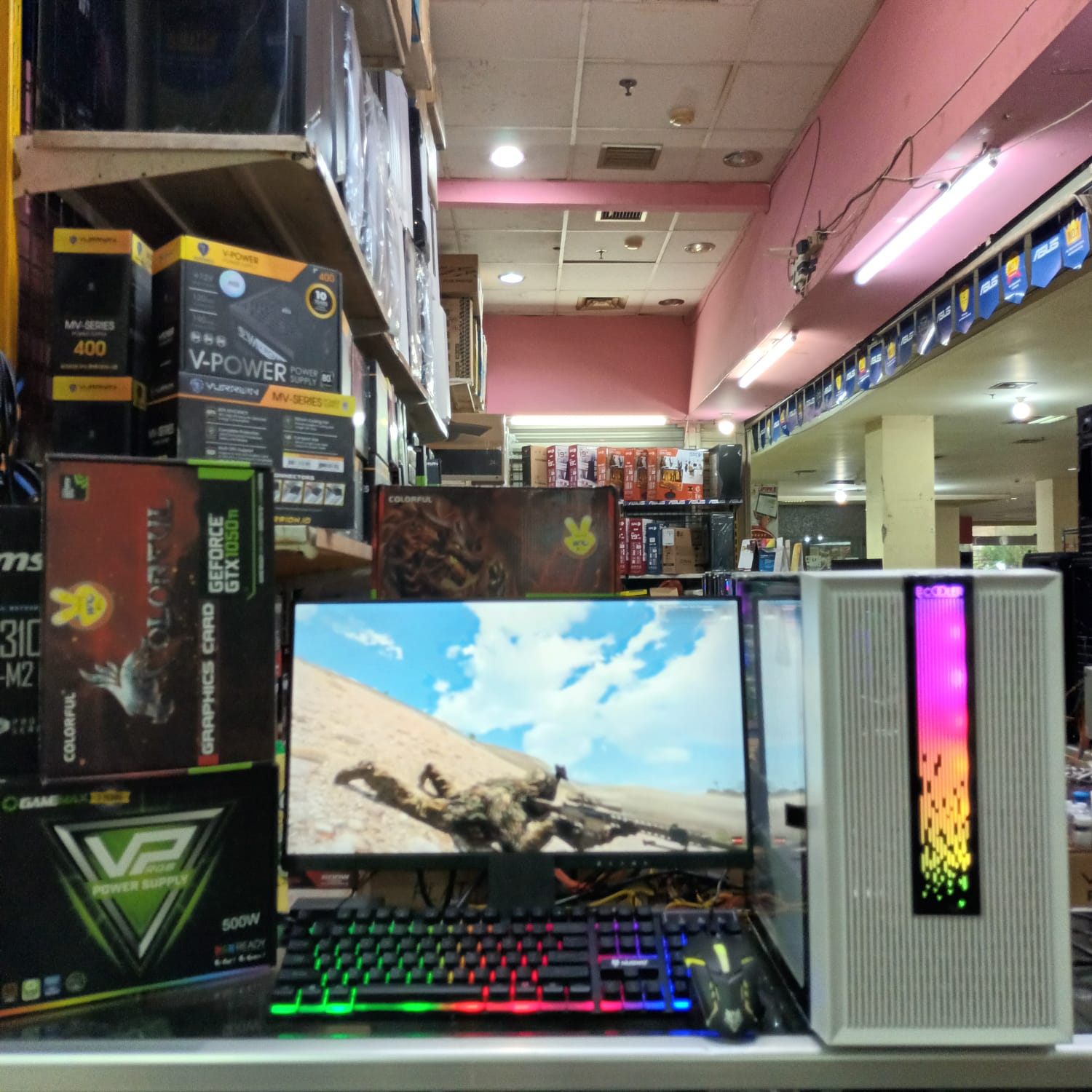 PC Gaming Fullset I5 PC CPU GAMING RAKITAN RAM 8GB HDD 500GB SSD 120GB ...