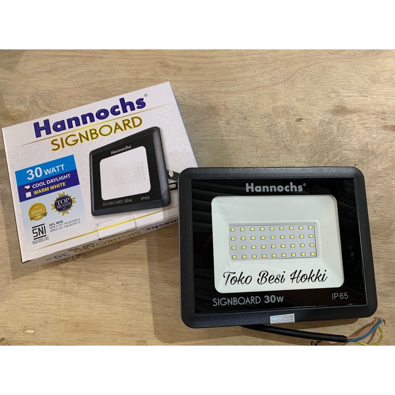Lampu Sorot / Lampu Tembak / Lamp Signboard Hannochs 30 Watt | Lazada ...