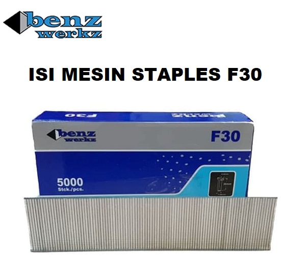 BENZ Isi Staples Mesin Paku Tembak Lurus F20 F25 F30 - Isi Steples ...