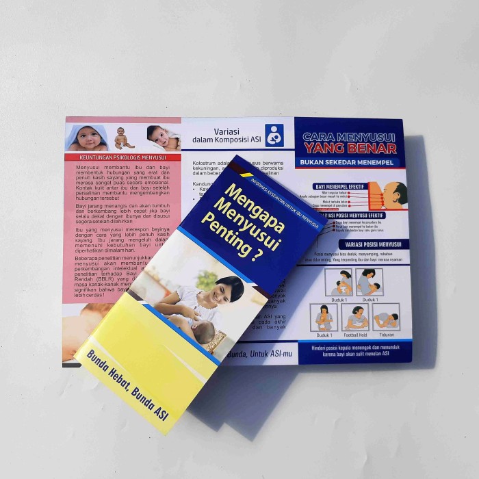 Media Promosi Kesehatan, Leaflet / Brosur Pentingnya Menyusui Poster ...