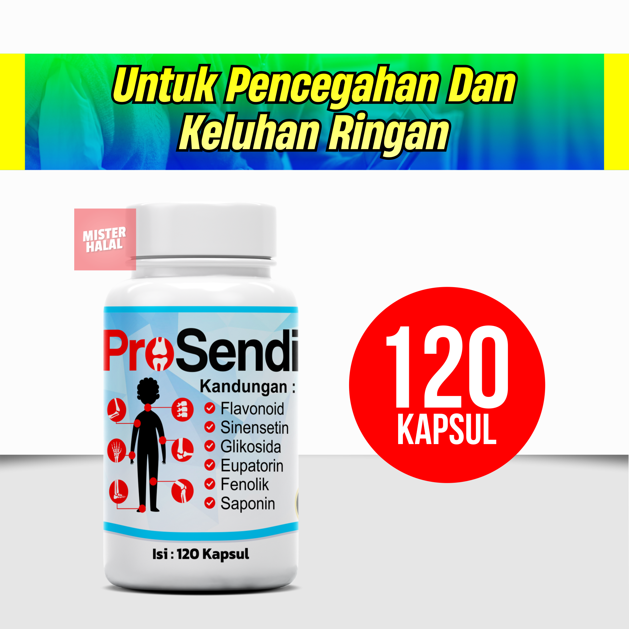 PROSENDI Obat Solusi Nyeri Sendi Asam Urat, Rematik, Pegal Linu, Sakit ...