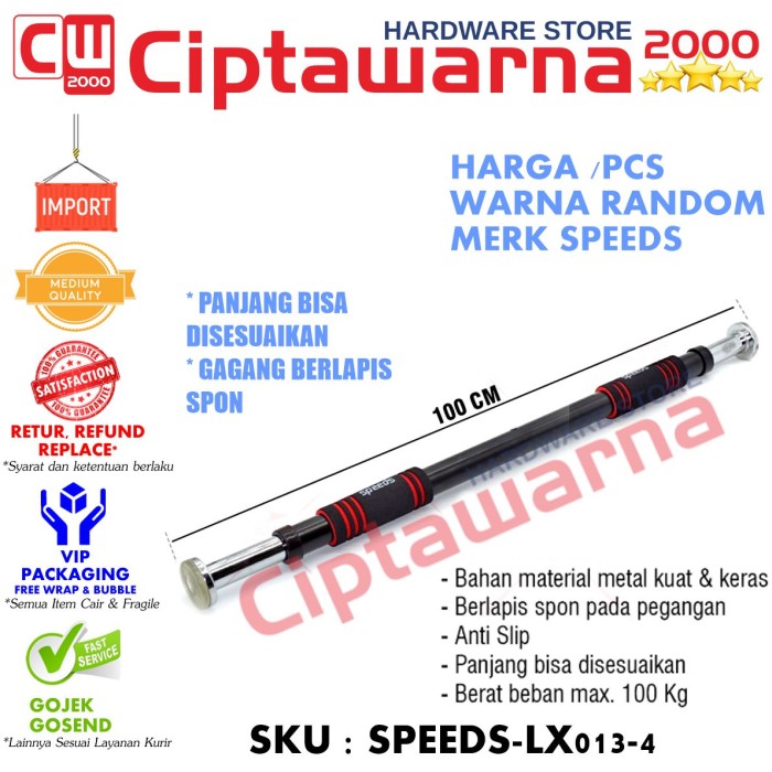 SPEEDS LX 013-4 CHINNING BAR ALAT TIANG STIK PULL UP DADA GYM | Lazada ...