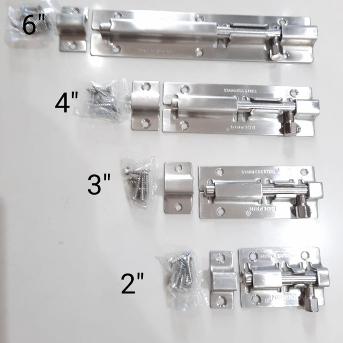 Grendel stainless / grendel pintu / grendel jendela / Slot pintu ...