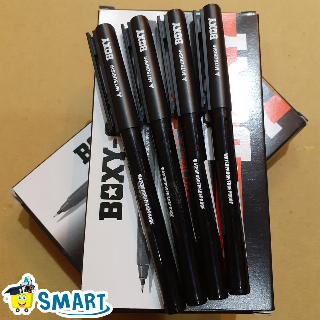 BOXY BALLPOINT SIGN PIN 100 BLACK | Lazada Indonesia