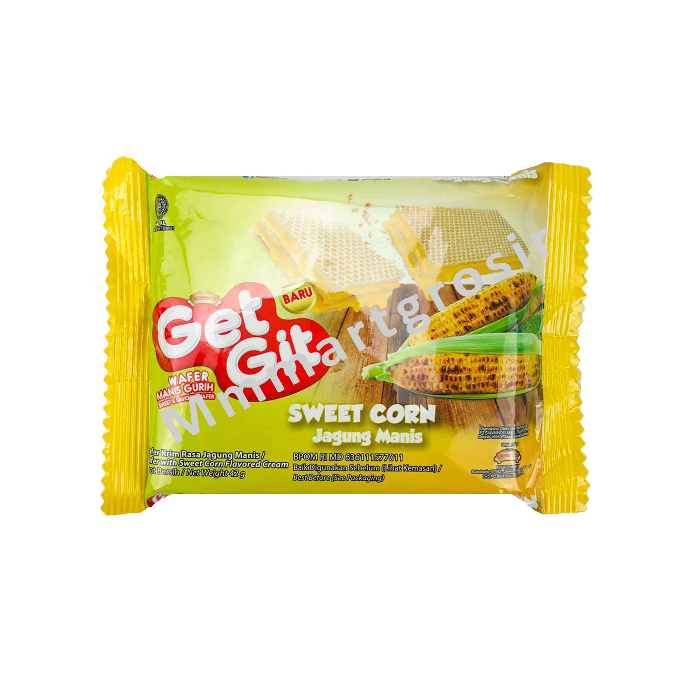 Wafer Get Git / Wafer Sweet Corn / Rasa Jagung Manis / Wafer Renyah ...