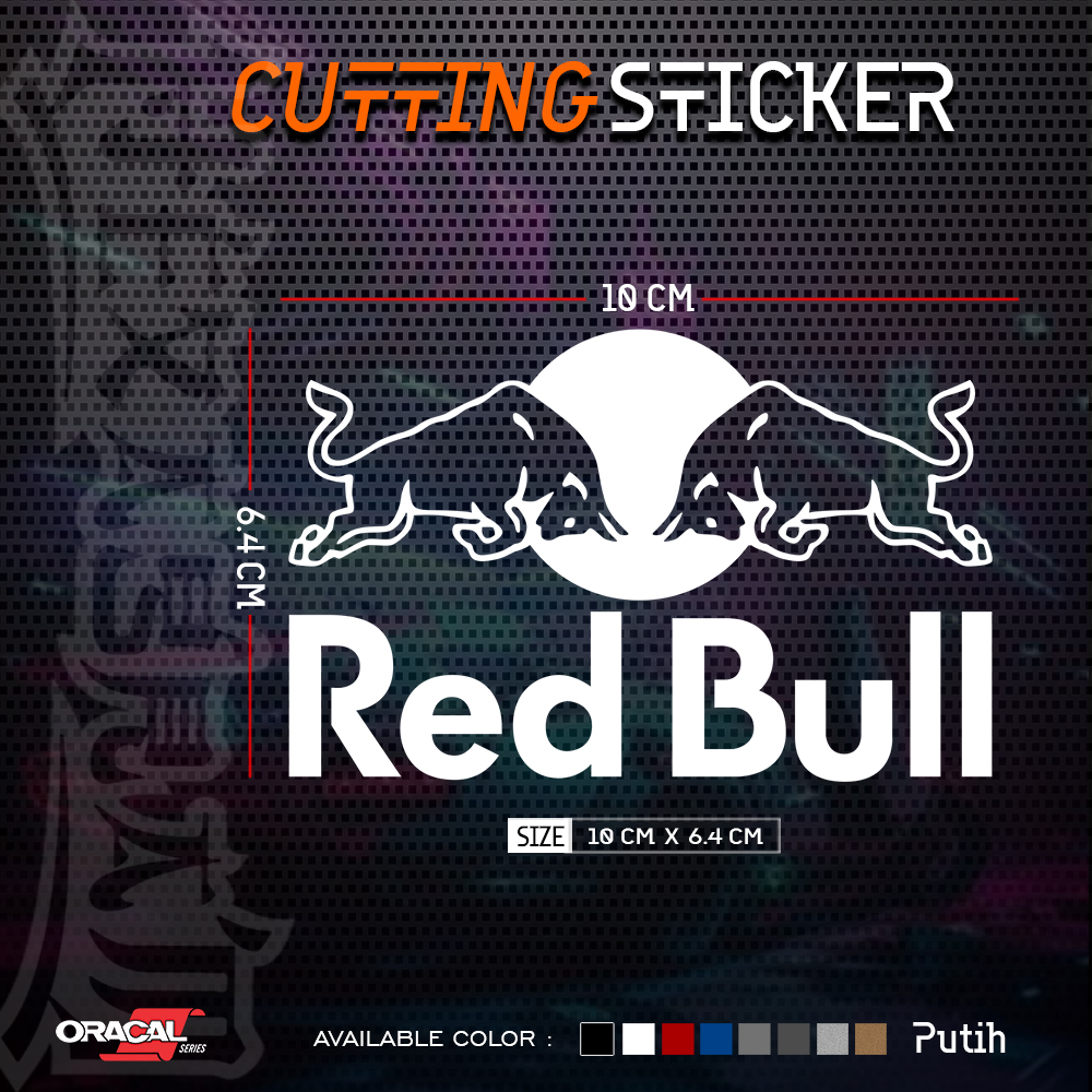 Cutting Sticker Red Bull Logo | Stiker Cutting Logo Red Bull | Red Bull ...