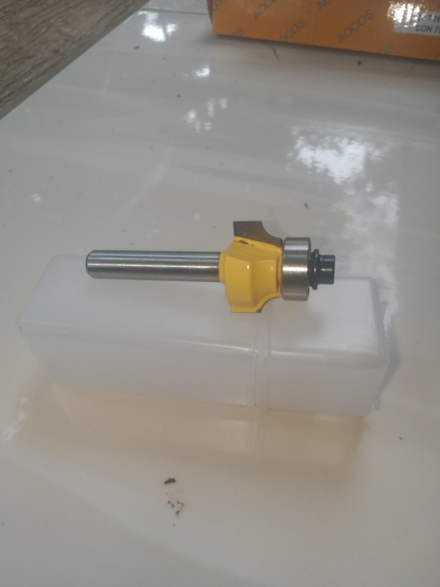 Mata Profil Sudut Round Over Bit Mata Router Trimmer Sudut Lengkung ...