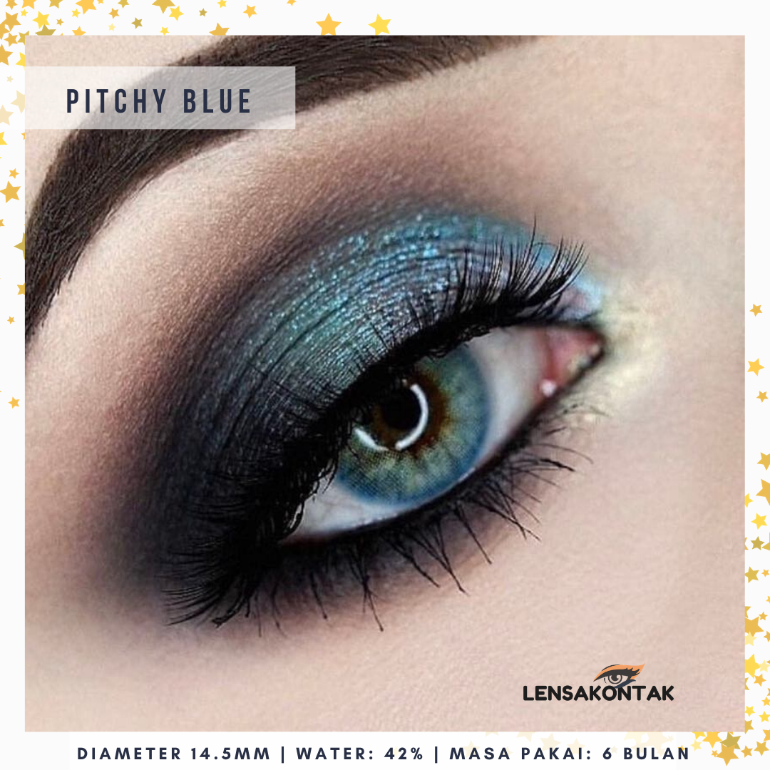 [COD] Softlens Pitchy Blue / Biru by Sweety Plus ( Lensa Kontak / Lensa ...
