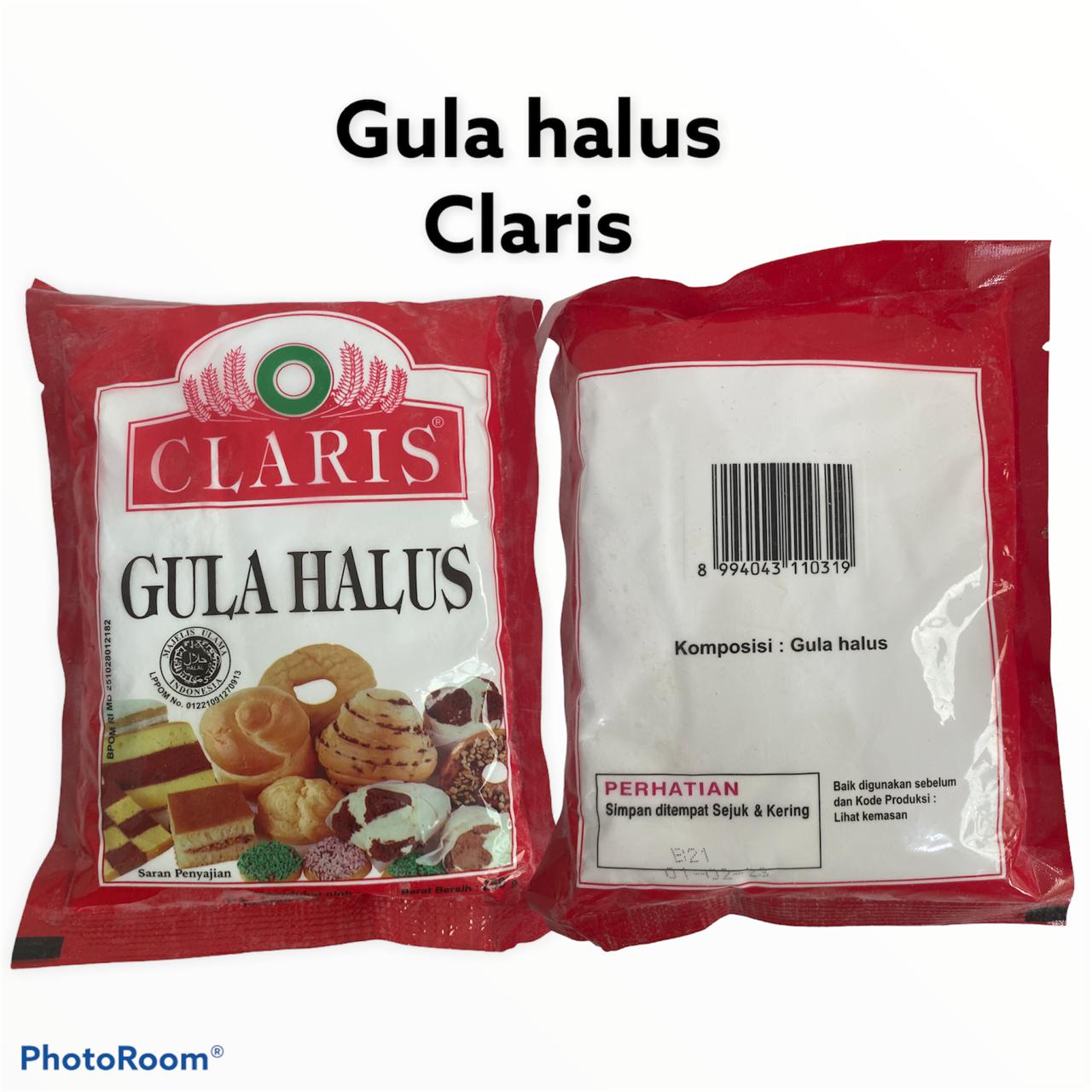 GULA HALUS/ GULA TABUR/GULA DONAT MEREK CLARIS 250 GRAM TERMURAH DAN ...