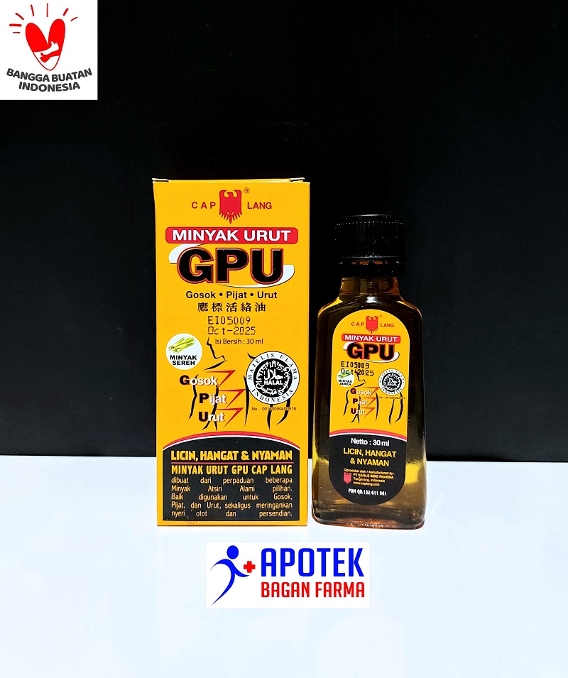 GPU MINYAK URUT 30 ML CAP LANG | Lazada Indonesia