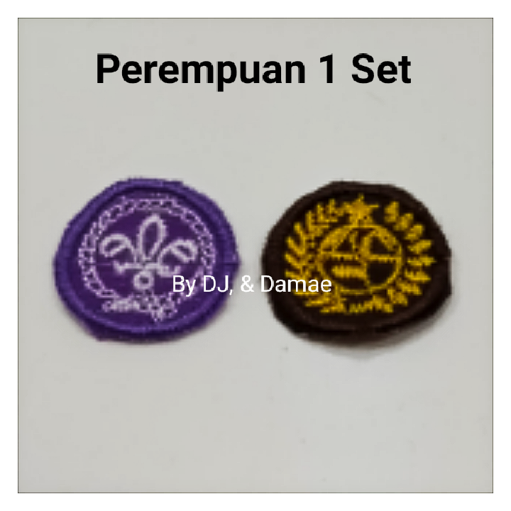 Bet Atribut Pramuka Laki-laki/Perempuan] / Logo Pramuka / Brodir Bet ...