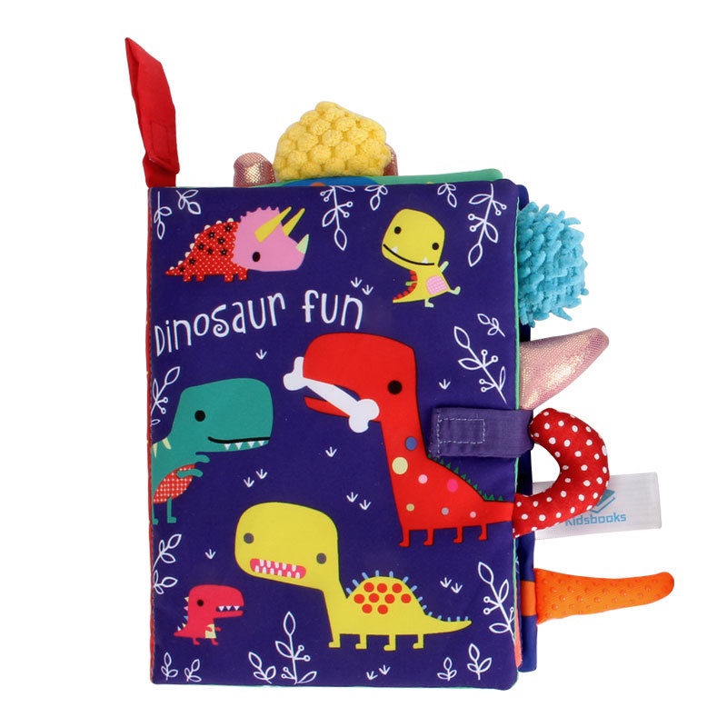 TY Buku Kain Anak Mainan Softbook Baby Touch 3D Cloth Book With Animal ...