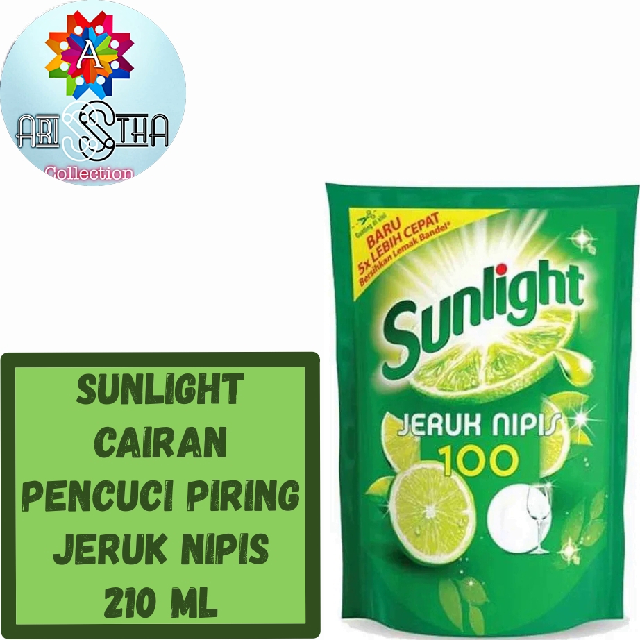 Sunlight Jeruk Nipis Cairan Pencuci Piring 210 ML | Lazada Indonesia