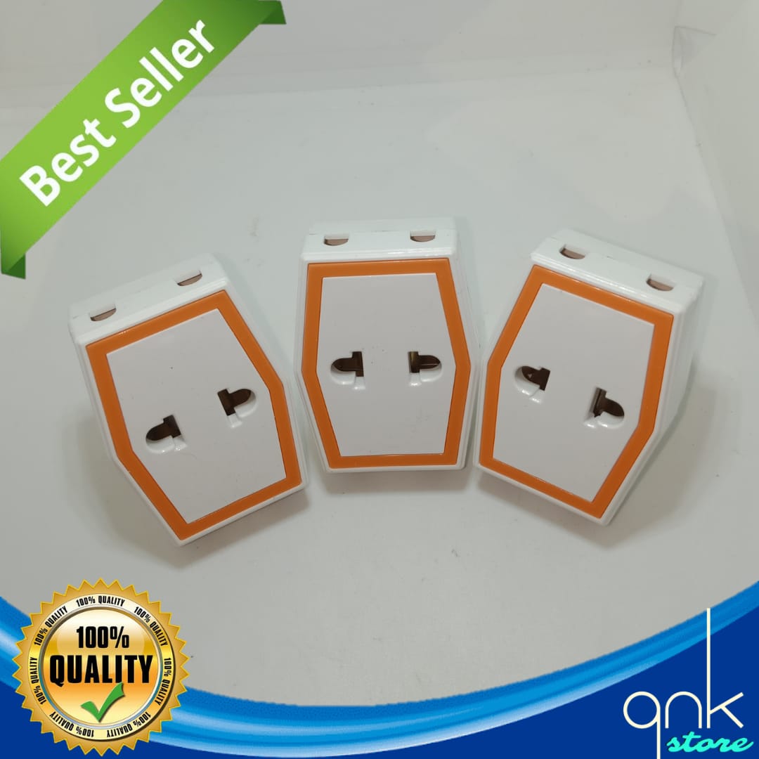 Steker T Multi Colokan Listrik cabang 3 T Multi Sambungan Cabang 3 SNI ...