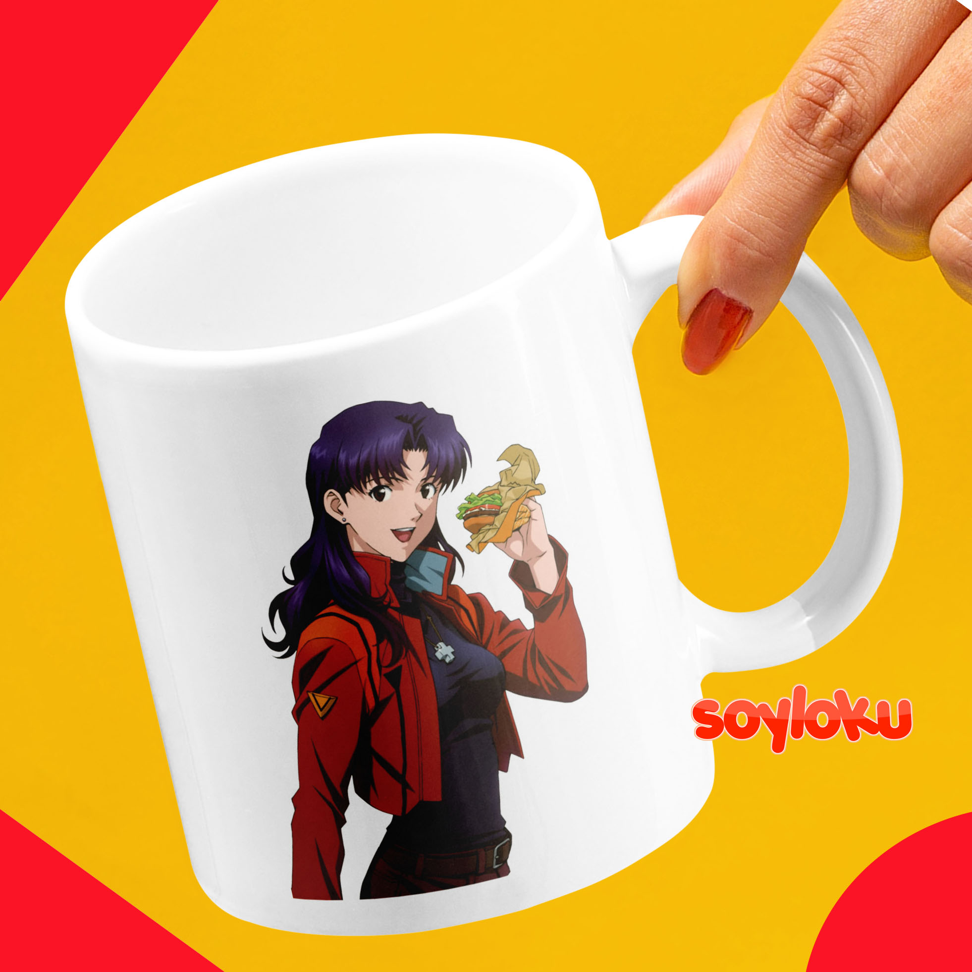 Custom Mug Misato Katsuragi Neon Genesis Evangelion | Lazada Indonesia