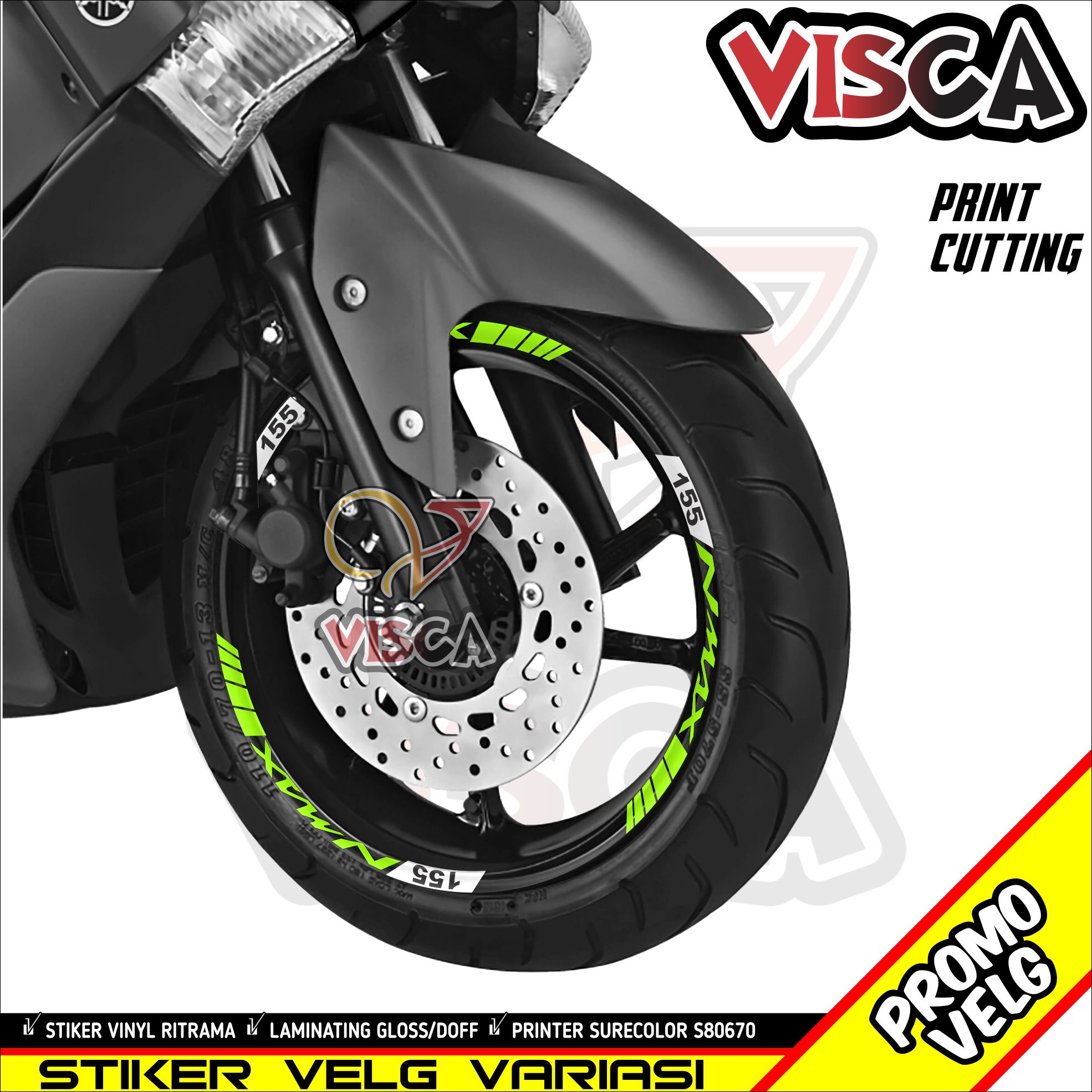 Stiker Velg List Velg Motor Beat Stiker Velg Nmax 155 Ring 14 | Lazada ...