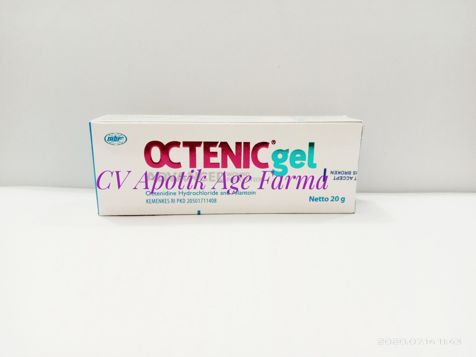 Octenic Gel 20 g atau gram (Mahakam) | Lazada Indonesia