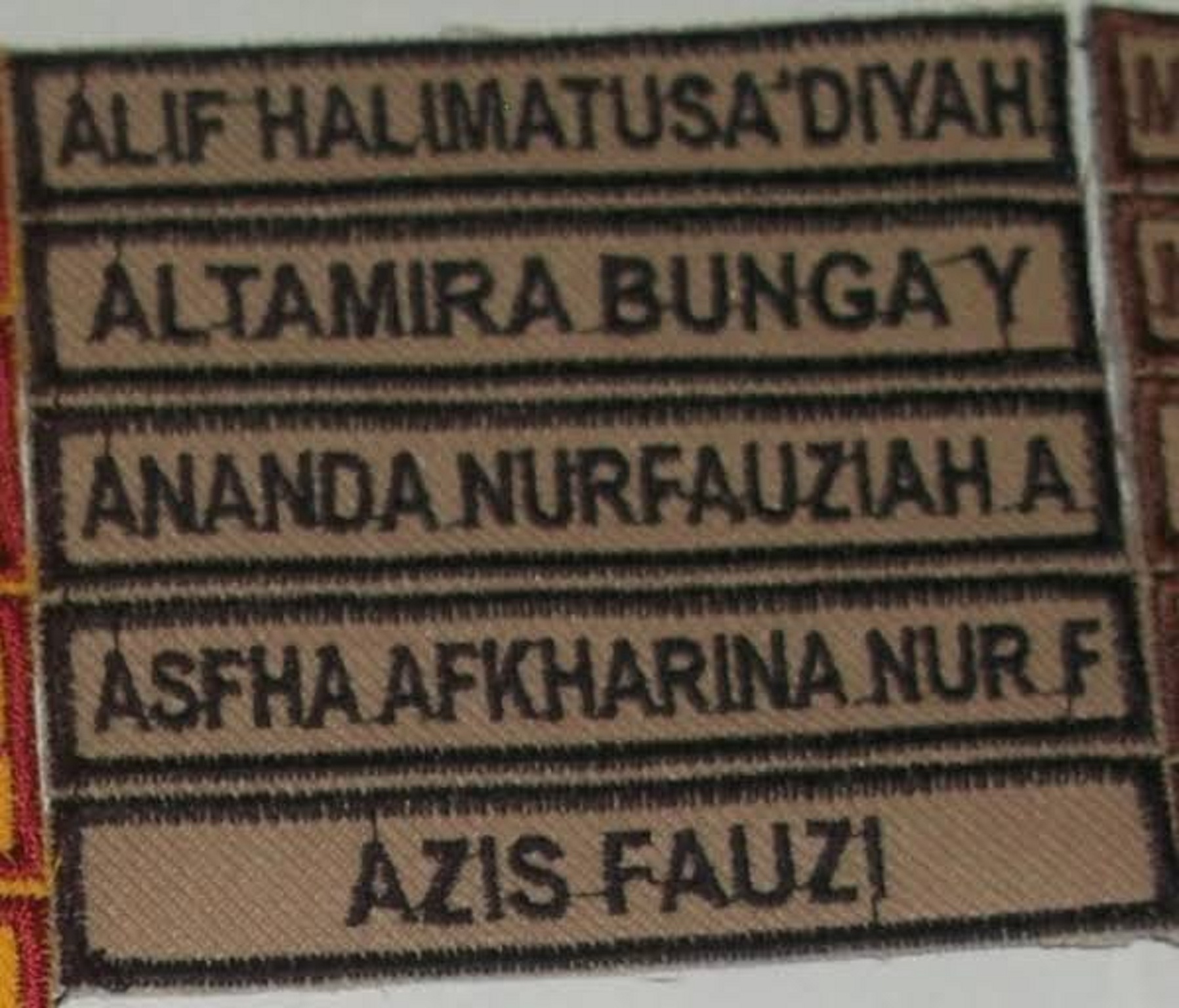 papan nama pramuka / atribut pramuka / tanda lokasi kwarcab / tanda/pita gudep / tanda jabatan ...