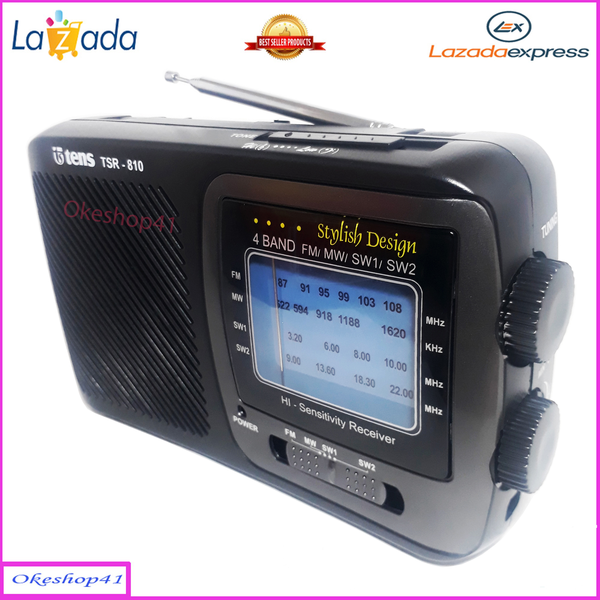 Radio Tens TSR-810 AM FM Portable Radio | Lazada Indonesia