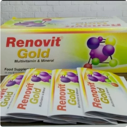 RENOVIT GOLD 100'S TABLET KONIMEX / MULTIVITAMIN MINERAL | Lazada Indonesia