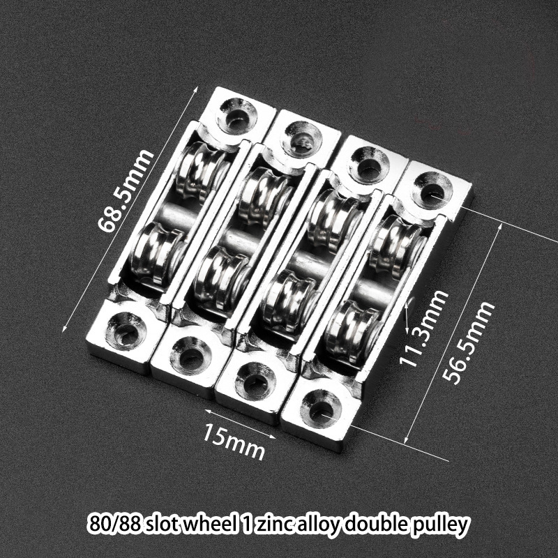 Roda Pintu Geser Anti Karat Roda Katrol Pintu / Jendela Geser Zinc ...